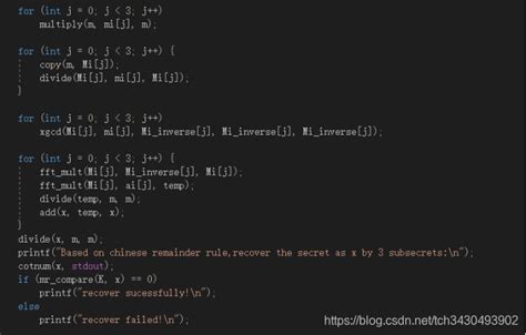 基于中国剩余定理的秘密共享方案c语言实现 Csdn博客 基于中国剩余定理的秘密共享方案c语言实现 Csdn博客
