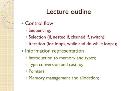 Ppt Comp26120 Algorithms And Imperative Programming Powerpoint