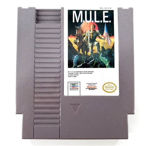 M U L E Mule Used Nes Games For Sale Retro Video Game Store Dial Up