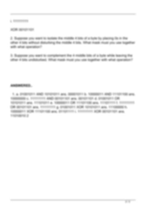 solution solved suppose you want to isolate the middle 4 bits of a