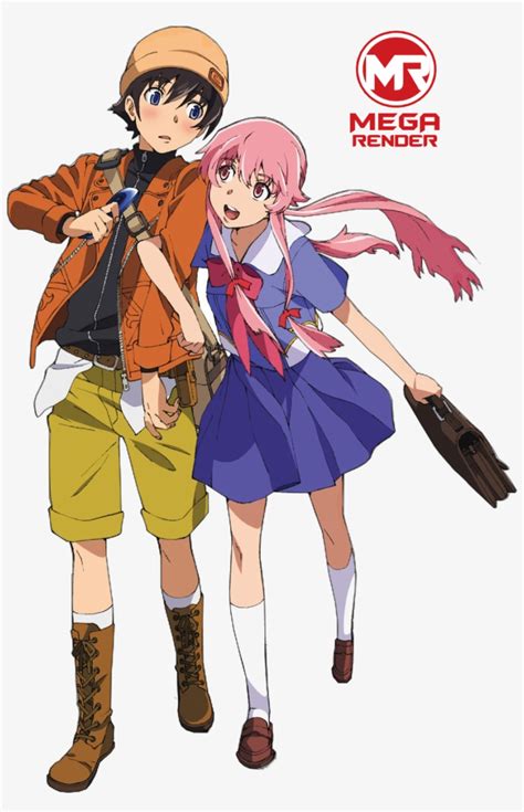 Anime Mirai Nikki Yuki Png Free Transparent Png Download Pngkey