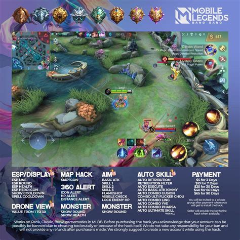 Mlbb Hacks Map Auto Aim Auto Skill Android Only Video Gaming Gaming Accessories In Game