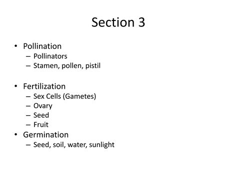 Introduction To The Plant Reproductionppt