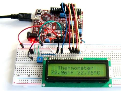 Chipkit Project 1 Digital Thermometer Using An Lm34 Sensor