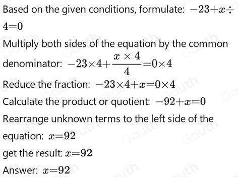 solved the quotient of 4 and a number added to 23 write the phrase as a variable expression