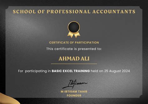 Ahmad Afzal On Linkedin Alhumdulilah I Have Successfully Completed One Day Excel Basic Training