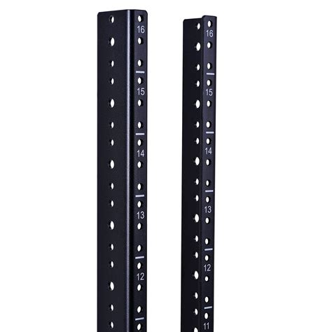 Rackpath 16u Vertical Server Rack Rail Pair Kit Diy Rack Build 12 24 Screws X64 Nellis Auction