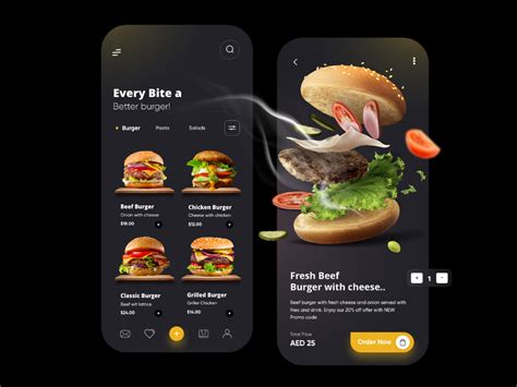 Food Mobile App Design Food App Food Website Design Mobile App Design