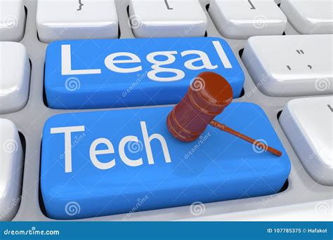 Legal Tech Concept Stock Illustration Illustration Of Laptop 107785375