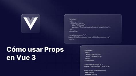 Cómo usar Props en Vue 3 y TypeScript How to use props in Vue 3 and
