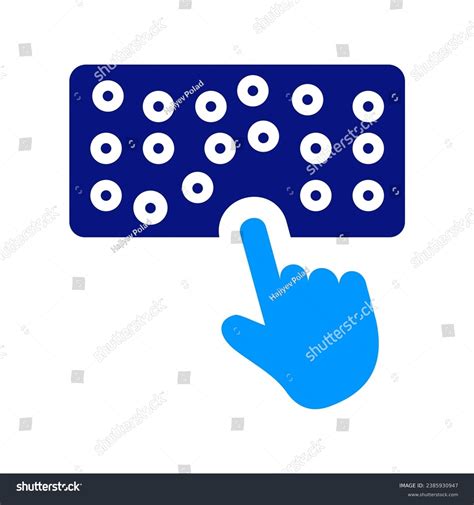 Braille Musical Console Click Security Code Stock Vector Royalty Free 2385930947 Shutterstock