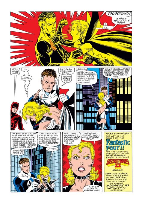 Remember When Reed Slapped The Evil Out Of Sue Fantastic Four 281