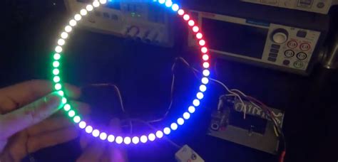 PIC Up A NeoPixel Ring And C What You Can Do Using This Tutorial Hackaday