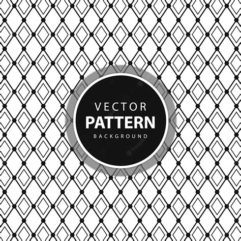 Premium Vector Black And White Vector Pattern Background