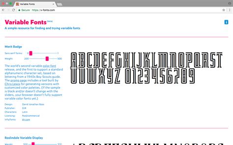 Generative Typography Symbols And Animations With Variable Fonts