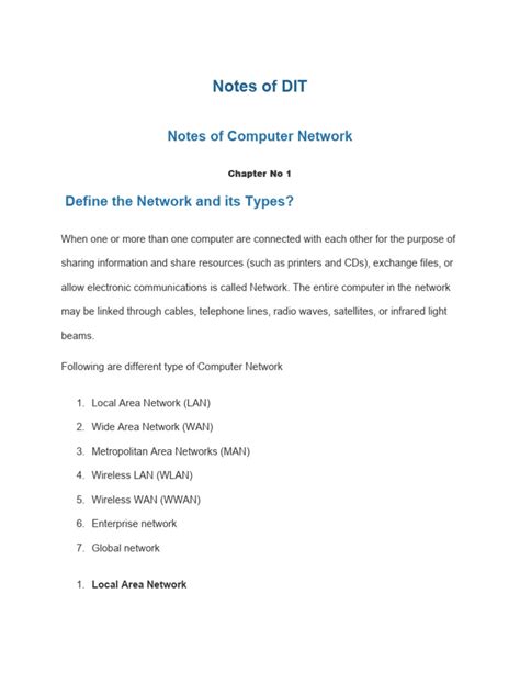 Cn Notes Pdf Ip Address Network Topology