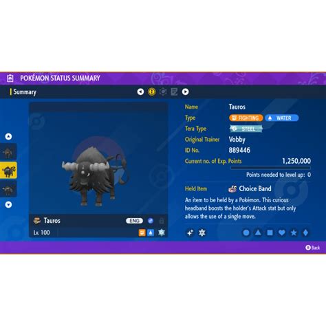 Pokemon Ultra Shiny Water Tauros Game Items Gameflip