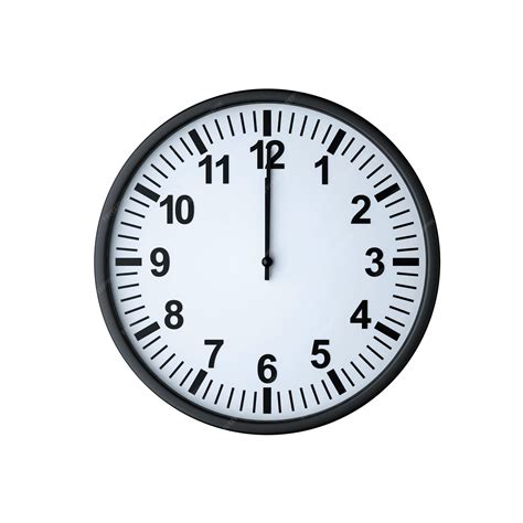 Premium Photo Clock Face Showing Five Oclock Isolated On White 3d Render