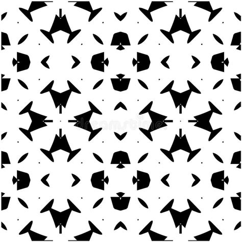 Geometric Vector Pattern With Triangular Elements Seamless Abstract Ornament For Wallpapers And