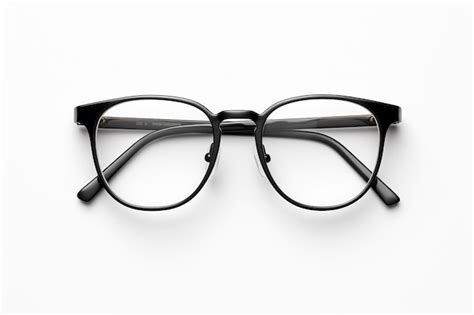 Premium Photo Black Eye Glasses Isolated On White Background Eyeglass