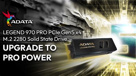 Adata выпустила быстрый Ssd Legend 970 Pro с активным охлаждением