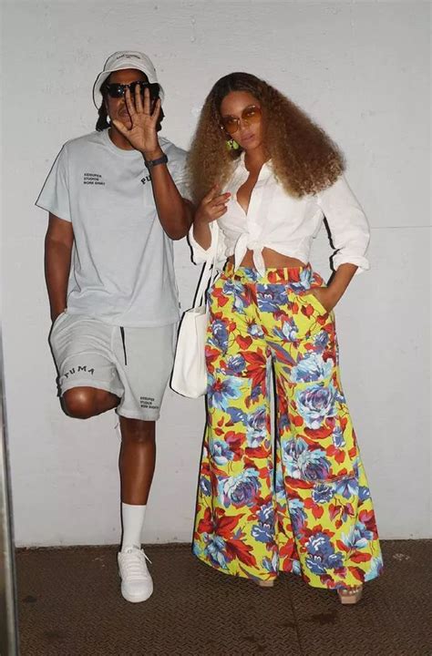 Beyonce Causes A Stir In Rare New Photos As She Models Ive Park Collection Denim Chaps The Mirror