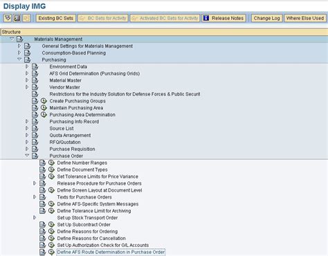 SAP Tutorials Route Determination Configuration