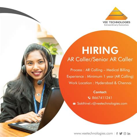 Kesavan M On Linkedin Veetechnologies Hiring Arcaller Ushealthcare