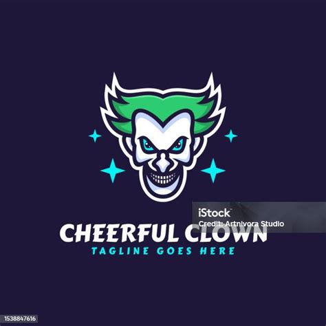 벡터 일러스트레이션 쾌활한 광대 마스코트 만화 스타일 악한에 대한 스톡 벡터 아트 및 기타 이미지 악한 어릿광대 서커스 공연자 British Pantomime