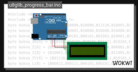U8glibprogresso Copy Wokwi Esp32 Stm32 Arduino Simulator