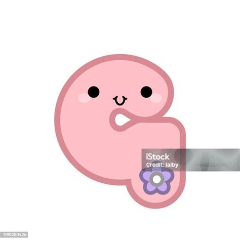 흰색 배경에 눈과 입으로 웃는 만화 편지 G 귀여운 Abc 디자인 책 표지 포스터 카드 아기의 옷 베개 등에 인쇄 0명에 대한