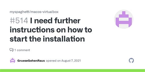 I Need Further Instructions On How To Start The Installation · Issue 514 · Myspaghettimacos