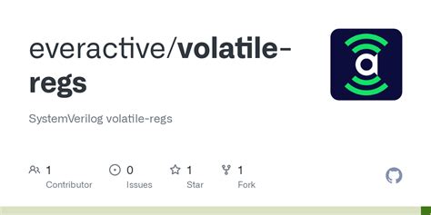 Github Everactive Volatile Regs Systemverilog Volatile Regs