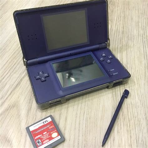 Navy Blue Nintendo Ds Lite Video Gaming Video Game Consoles Nintendo