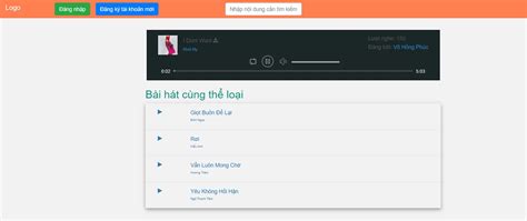 GitHub phucvo project nhac Project website nghe nhạc online backend sử dụng PHP thuần