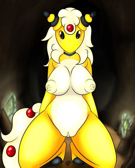 Rule 34 Ampharos Anthro Areola Blush Breasts Clitoris Female Female