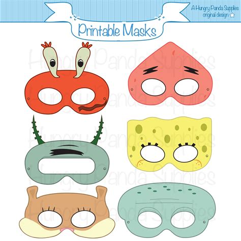 Squirrel Mask Template Printable