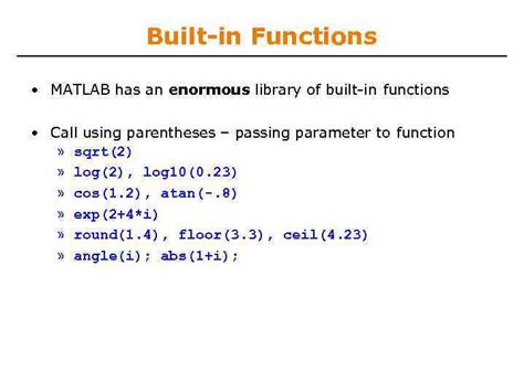 6 094 Introduction To Programming In Matlab Lecture