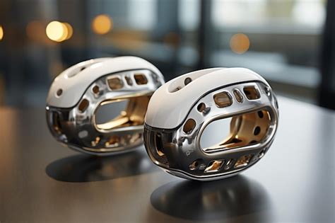 Premium Ai Image Metal And Plastic Knee Implants Generative Ai