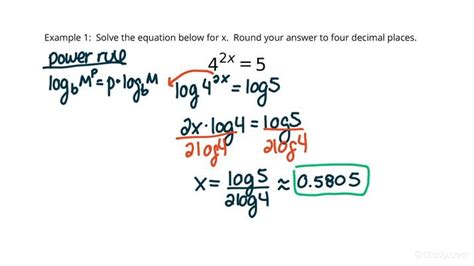 Mastering Algebra 2 Solving Exponential And Logarithmic Equations