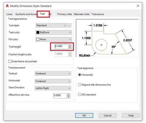 How To Change The Dimension Text Size In AutoCAD 98 Work