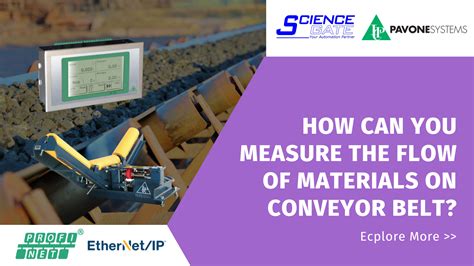 How Can You Measure The Flow Of Materials On Conveyor Belt Sciengate Automation Malaysia