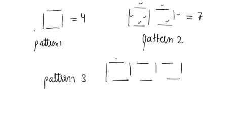 Solved The Stick Diagrams Below Form A Pattern Sequence Pattern 1