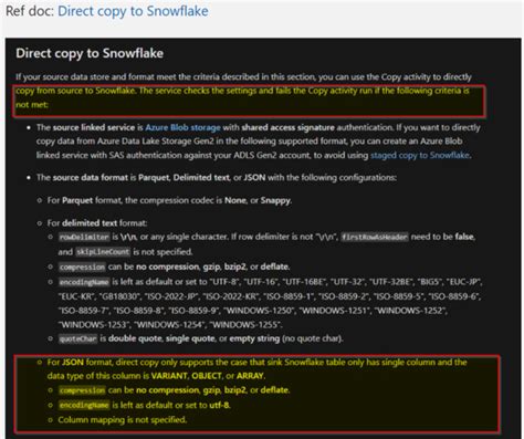 Hi Team I Am Trying To Copy Data From Rest Api To Snowflake Table