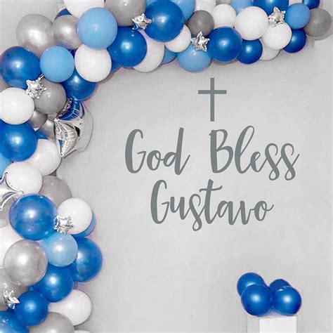 Blue Baptismal Background Design