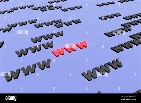 symbols sign on blue background 3d render hypertext transfer