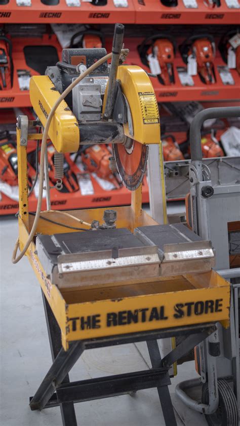 Brickblock Electric Saw 14 The Rental Store