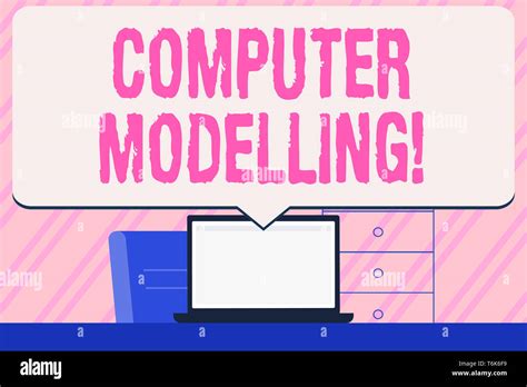 Conceptual Hand Writing Showing Computer Modelling Concept Meaning