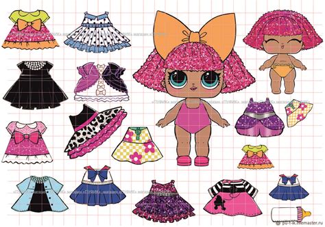 Одевашка кукла Lol Surprise в интернет магазине на Ярмарке Мастеров Ткани Туапсе доставка