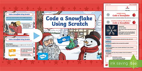 Snowflake Coding Using Scratch Teacher Made Twinkl